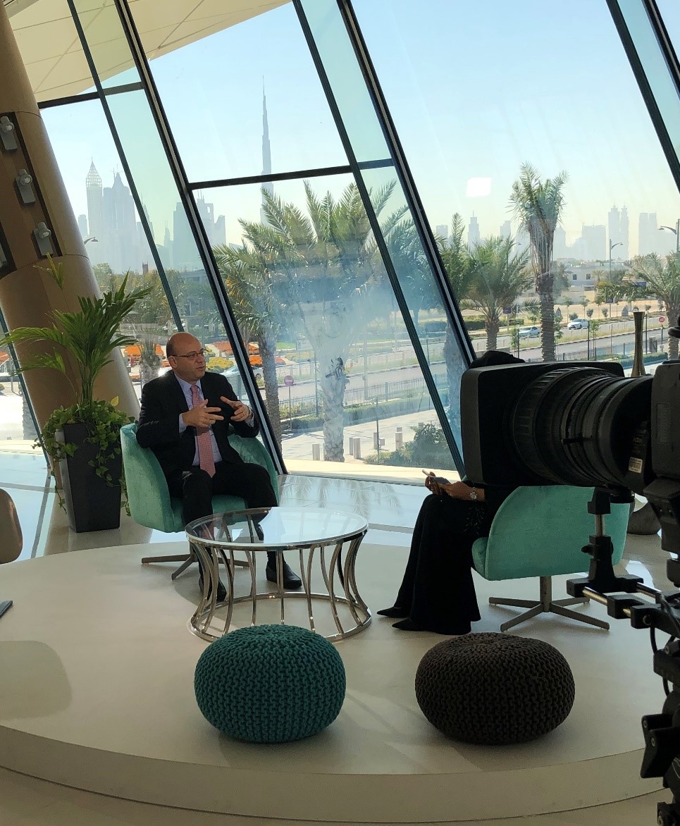 Dr. Maher A. Abbas featured live on Sama Dubai TV - Maher A. Abbas, MD